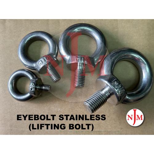 Jual Eyebolt STAINLESS STEEL 304 M 6 / lifting eye bolt din 580 - Jakarta Barat - Nusantara jaya ...