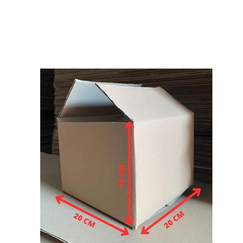 Jual Kardus Packaging Box Kotak Packing Polos Dus Hampers 20x20x15 Cm ...