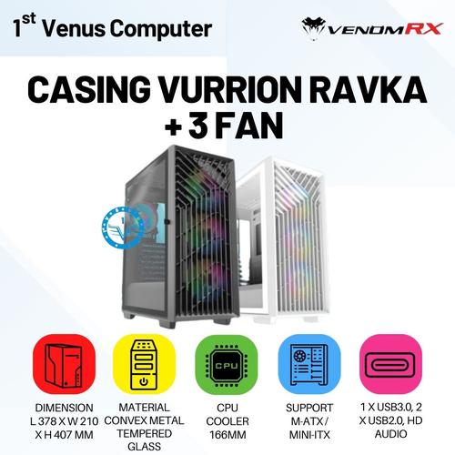 Jual Casing Vurrion Ravka Tempred Glass + 3 Fan - FROZE EDITION - Kota ...