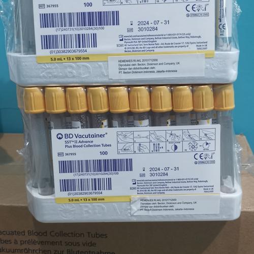 Jual BD Vacutainer Tube SST II Advance 5.0 mL 13 x 100 - Kota Surabaya ...