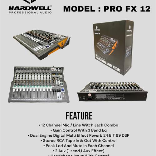 Jual mixer hardwell Pro Fx 12 pro fx12 original hardwell - Jakarta ...