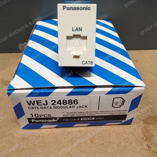 Jual MODULAR OUTLET DATA CAT6 PANASONIC (PUTIH & GREY) - GREY - Jakarta ...