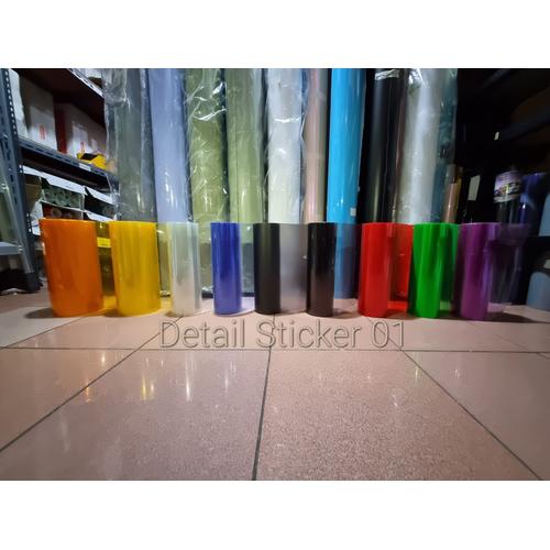Jual Sticker Smoke Transparan Hybrid 3 layer/ lapisan lebar 30cm ...
