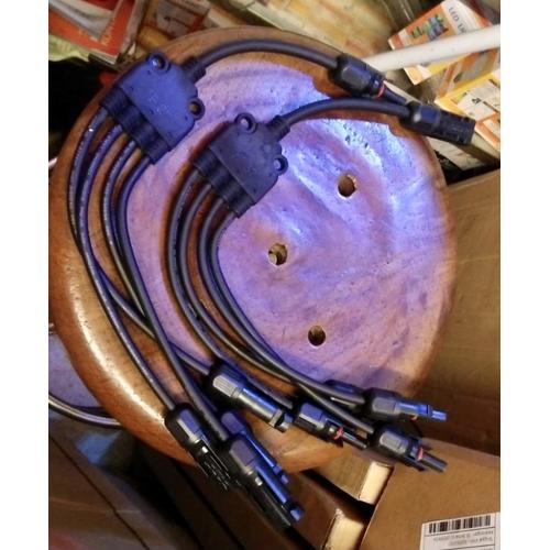 Jual Socket Konektor connector mc 4 MC4 Solar Panel Cabang 4 Y4 4in1 ...