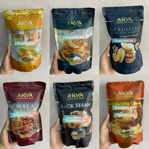 Jual ARVA CRISPY TEMPE BLACK SESAME TRUFFLE MALA HIMALAYAN SALT HONEY ...