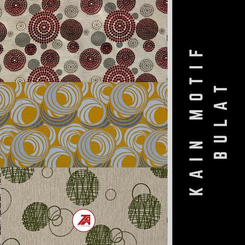 Jual Kain Motif Bulat (kain pelapis interior/kursi/sofa/backdrop/bantal ...
