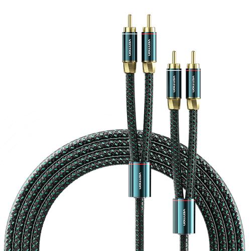 Jual Kabel Audio 2x RCA Male to Male Vention Hi Fi Stereo Performance ...