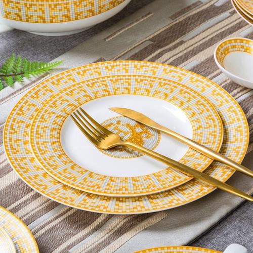 Jual Piring Makan Keramik Hermes Satuan / Piring Ceper Keramik Hermes ...