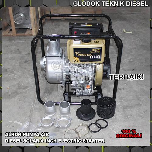 Jual Mesin Pompa Air Alkon 4 INCH Diesel Solar Electric Starter Water ...