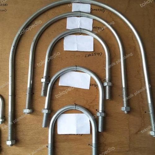 Jual U bolt besi 8" inch M10 (clem pipa) - Jakarta Pusat - teknik ...