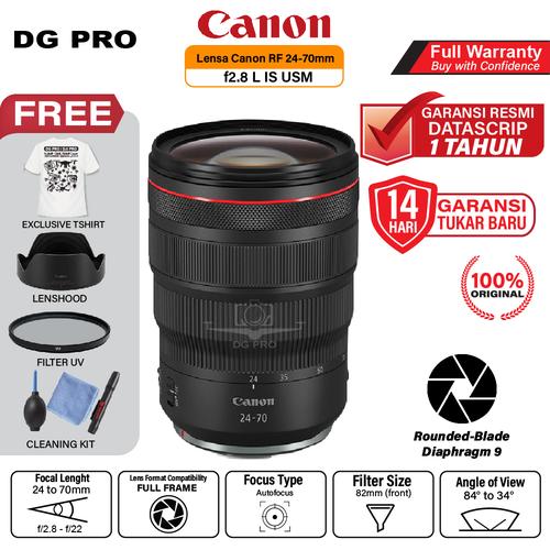 Jual Lensa Canon RF 24-70mm f2.8L IS USM Lens Resmi f 2.8 L - DISTRIBUTOR - Jakarta Pusat - DG ...