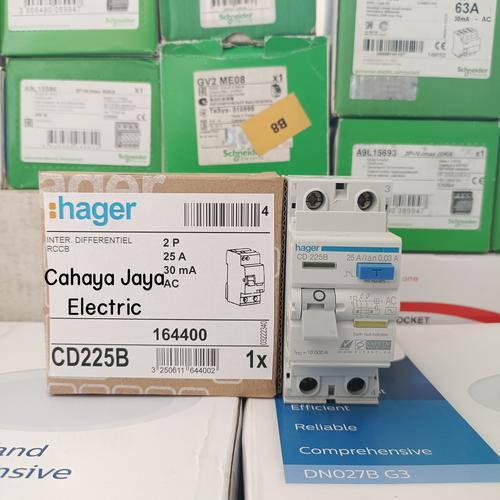 Jual RCCB ELCB Hager 2P 25A-30mA AC CD225B ORIGINAL Made In France - Jakarta Pusat - CAHAYA JAYA ...