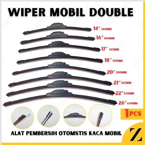 Jual Wiper Dual Double Blade Frameless Mobil Karet Wiper Banana Pisang Soft - 19 - Jakarta Utara ...