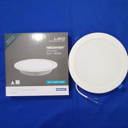 Jual Lampu DownLight Panel IB/Inbow 18W LED Bulat MEGAMAN - 6500k ...
