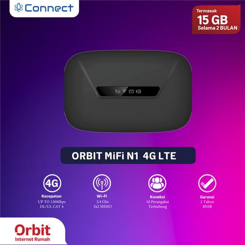 Jual Telkomsel Orbit Mifi N1 Portable Modem Wifi 4G High Speed Bonus ...