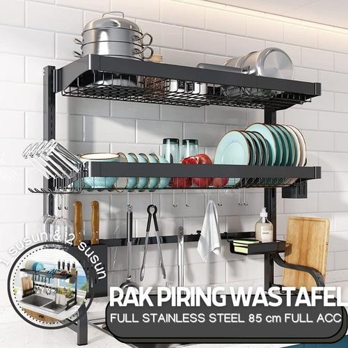 Jual Rak Piring Atas Wastafel Kitchenset Dish Dryer Sink Organizer ...