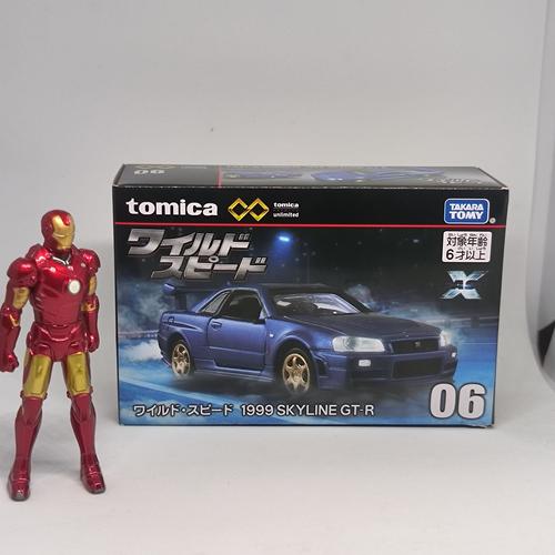 Jual tomica takara tomy unlimited 1999 skyline GTR biru fast furious ...