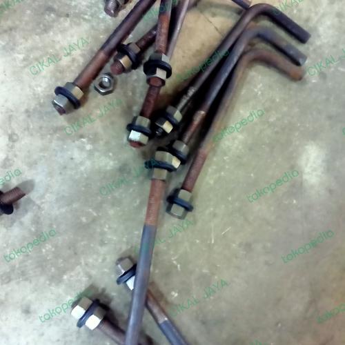 Jual Angkur besi beton 16mm x 25cm + 2mur + 2ring - Jakarta Pusat ...