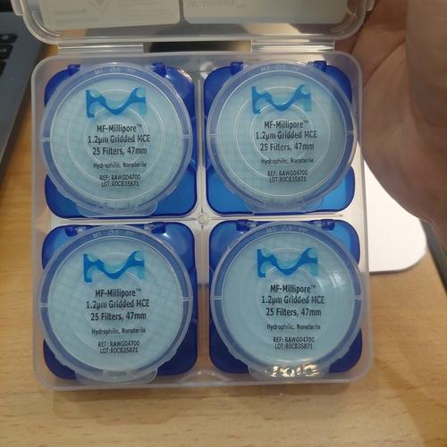 Jual Millipore Membrane Filter RAWG 04700 Pori 1.2 Um 47 mm MCE Gridded ...
