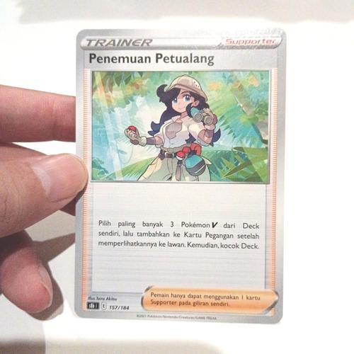 Jual Penemuan Petualang s8b 157/184 Trainer Supporter Pokemon TCG ...