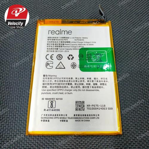 Promo Baterai Batere Battery Realme C55 BLP 875 BLP875 Original ...