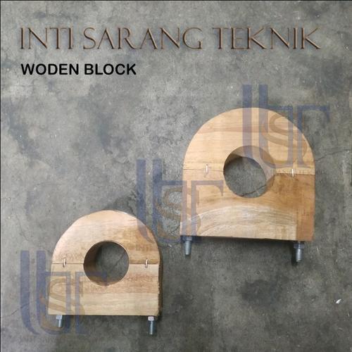 Jual WODEN BLOCK 16IN/WODEN BLOCK/KLEM PIPA CHILLER/KLEM PIPA KAYU ...