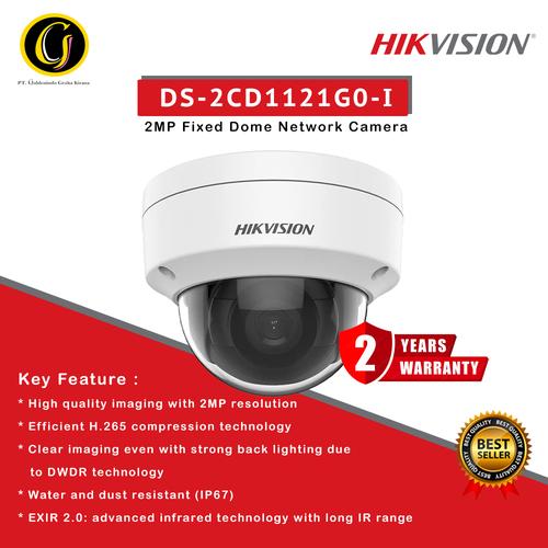 Jual DS-2CD1121G0-I - HIKVISION IP CAMERA 2MP FIXED DOME CAMERA ...