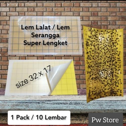 Jual Lem Lalat/Lem Serangga Fly Trap Lem Kertas Glue Pad 32x17 - 32x17 ...