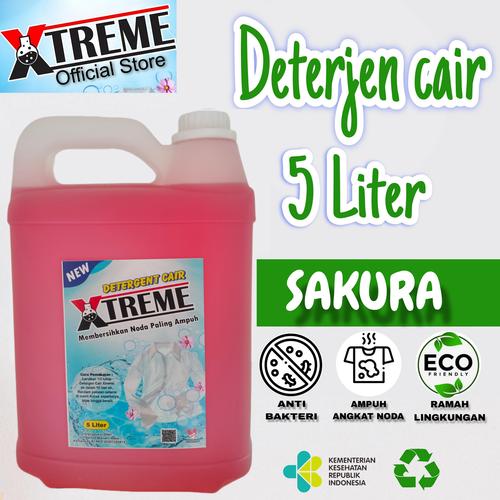 Jual Deterjen Cair Laundry 5 Liter-Xtreme Khusus Grab Dan Gojek - 5 ...