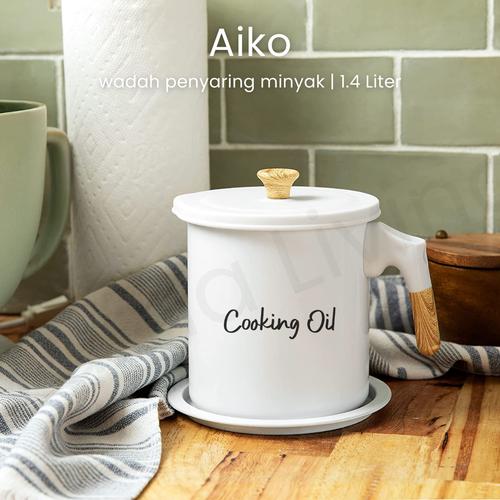 Jual AIKO Wadah Penyaring Minyak Korea Estetik | Saringan Minyak Goreng ...
