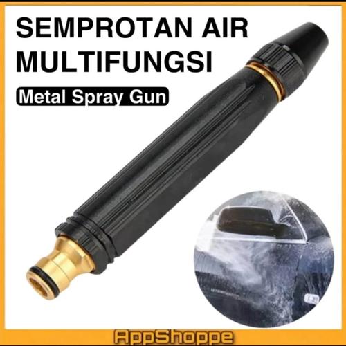 Jual Metal Spray Gun Semprot Air Multifungsi Kepala Semprotan Hose ...