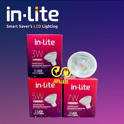 Jual INLITE LAMPU MR16 3W / 5W / 7W IN-LITE INMR1603 PUTIH/KUNING - 5W ...