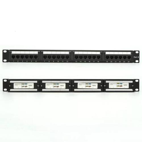 Jual Patch Panel 24 port RJ45 CAT6 Rack Mount BRAND NEW ORI - CAT 5 ...