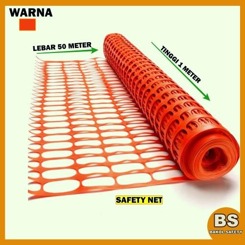 Jual Safety Net HDPE Palstic Barrier Fence L 50m x T 1m - Jakarta Barat ...