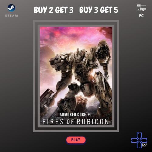 Promo Armored Core VI Fires of Rubicon Deluxe Edition Original PC - DVD ...