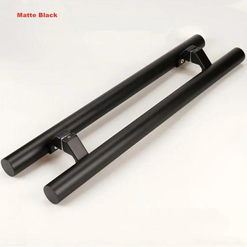 Jual Pull handle STArck 45cm Stainless steel Matt Black pintu kaca dan ...