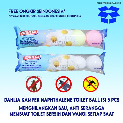 Jual Dahlia Kamper Napthalene Toilet Ball isi 5 pcs Kamper Pengharum ...