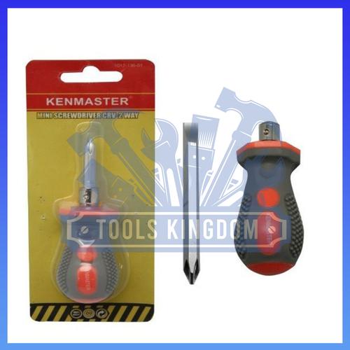 Jual Obeng Cebol Kenmaster Bolak Balik / Mini Screwdriver 2 Way ...