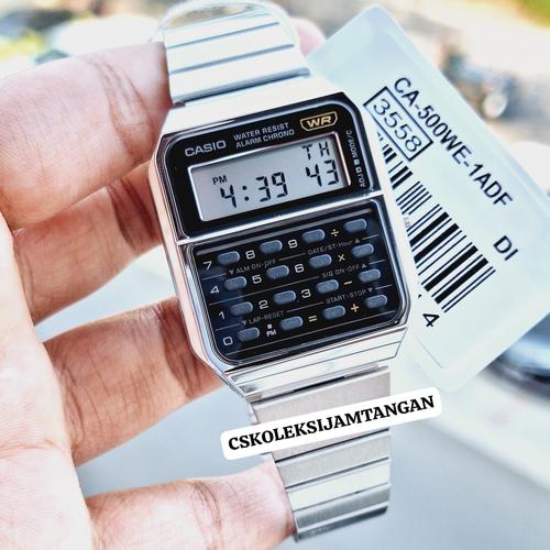 Jual JAM TANGAN CASIO VINTAGE CA-500WE-1A CA500WE-1A ORIGINAL ...