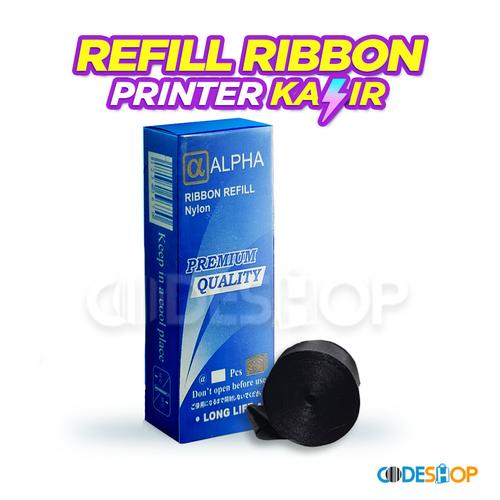 Jual Alpha Refill Catridge Tinta 5 Meter Hitam Printer Dot Matrix ...