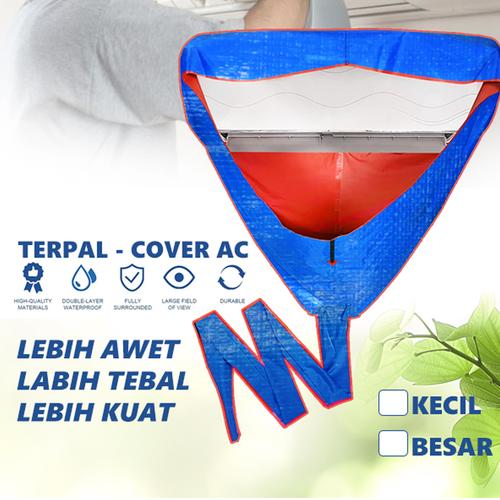 Jual TERPAL PLASTIK CUCI AC / Cover Cuci AC Terpal bebas pilih ukuran ...