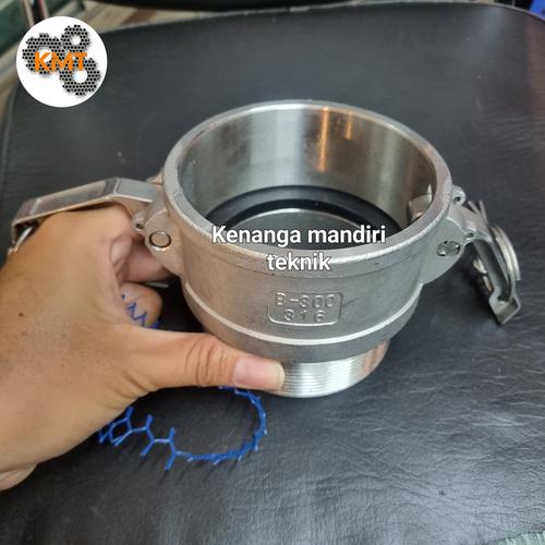 Jual Camlock 3" inch TYPE B STAINLESS 316 // Camlock B 300 stainless ...