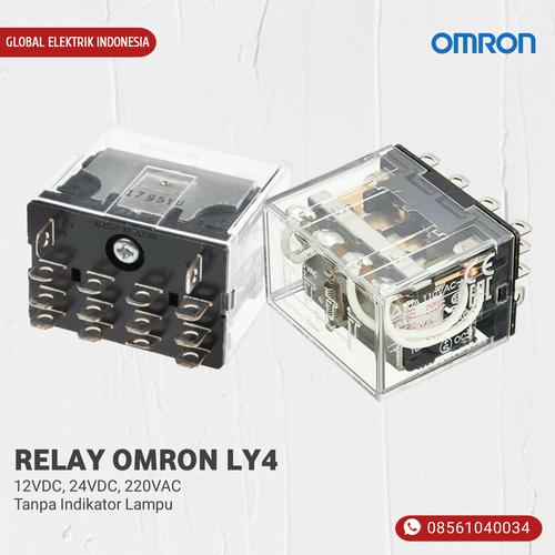 Jual Relay OMRON LY4 12VDC 14 Pin Besar Tanpa Lampu Indikator - Jakarta ...