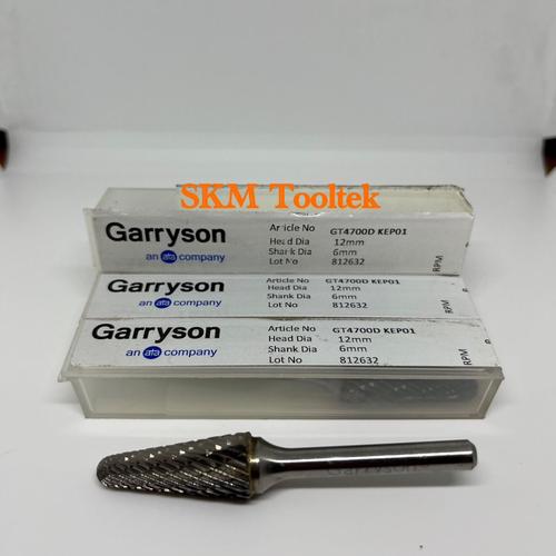 Jual Garryson Rotary Carbide Burr Tungsten GT4700D ( 12MM x 6MM ...