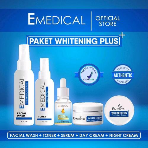 Jual PAKET EMEDICAL WHITENING PLUS - Kab. Bogor - Emedical Official ...