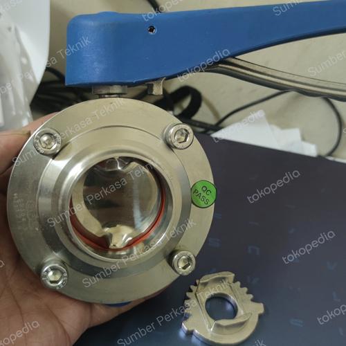 Jual Butterfly Valve SS304 Sanitary SPV 2" inch ( DN 50 ) - Jakarta ...