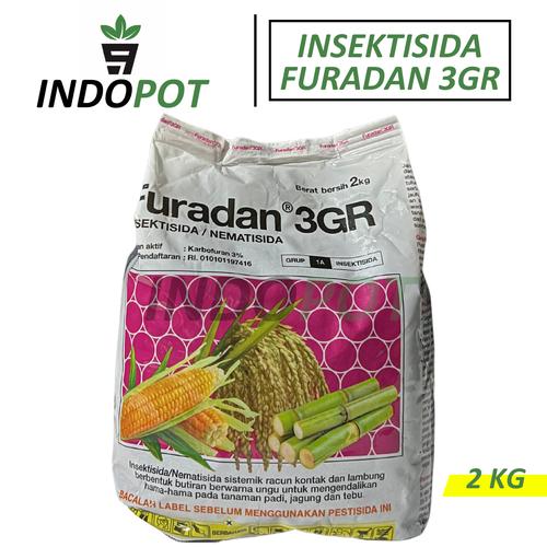 Jual Insektisida Furadan 3GR 2kg Nematisida Pengendali Hama Original ...