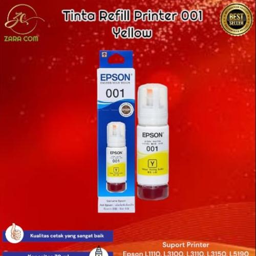 Jual Tinta Epson 001 Yellow Premium - Jakarta Pusat - zara com | Tokopedia