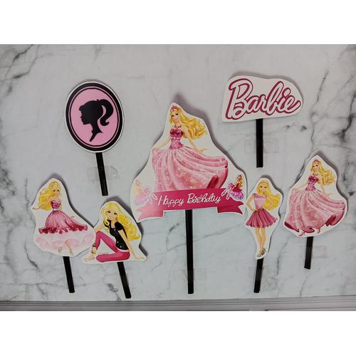 Jual CAKE TOPPER KERTAS BARBIE - Kota Medan - mppartyshop | Tokopedia