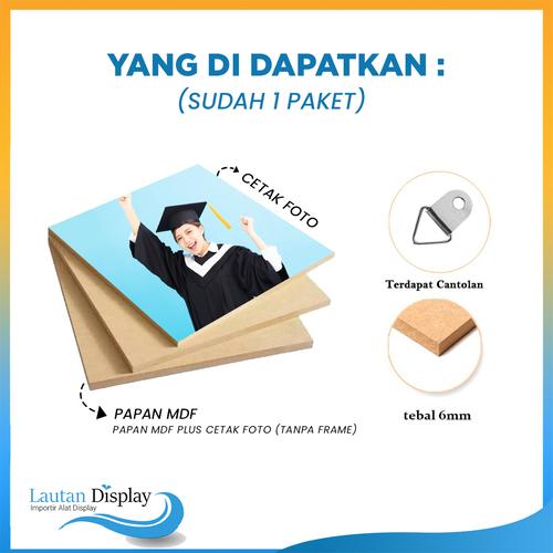 Jual Cetak Foto Papan MDF Laminasi Custom 6mm 20x20, 20x30, 25x30 ...